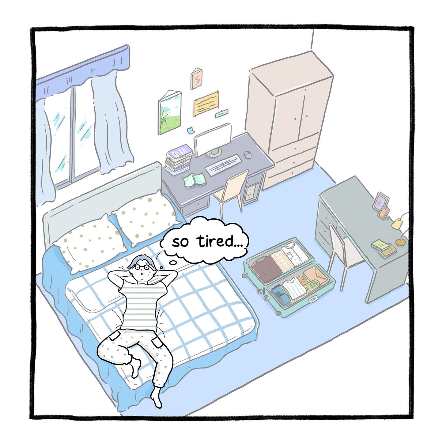 Slice of life comedy webcomic and webtoon Anxious Tall Girl