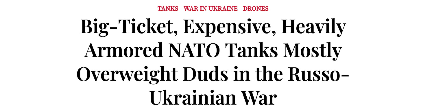 Expensive Toys: NATO Tanks Struggle in Ukraine's Real-Life Battlefield ...