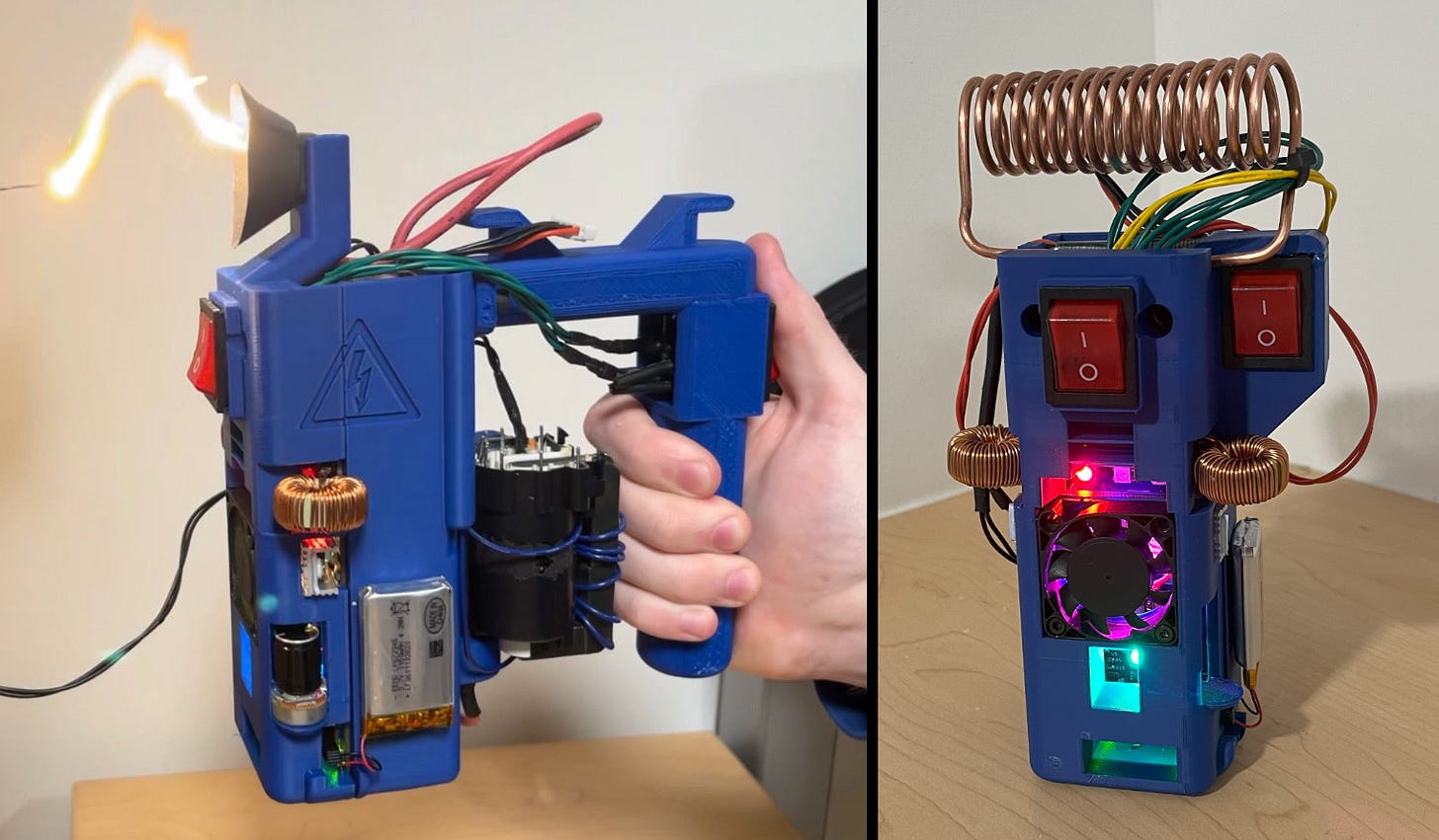 Build a Powerful High Voltage Generator That's Also an Induction Heater ...