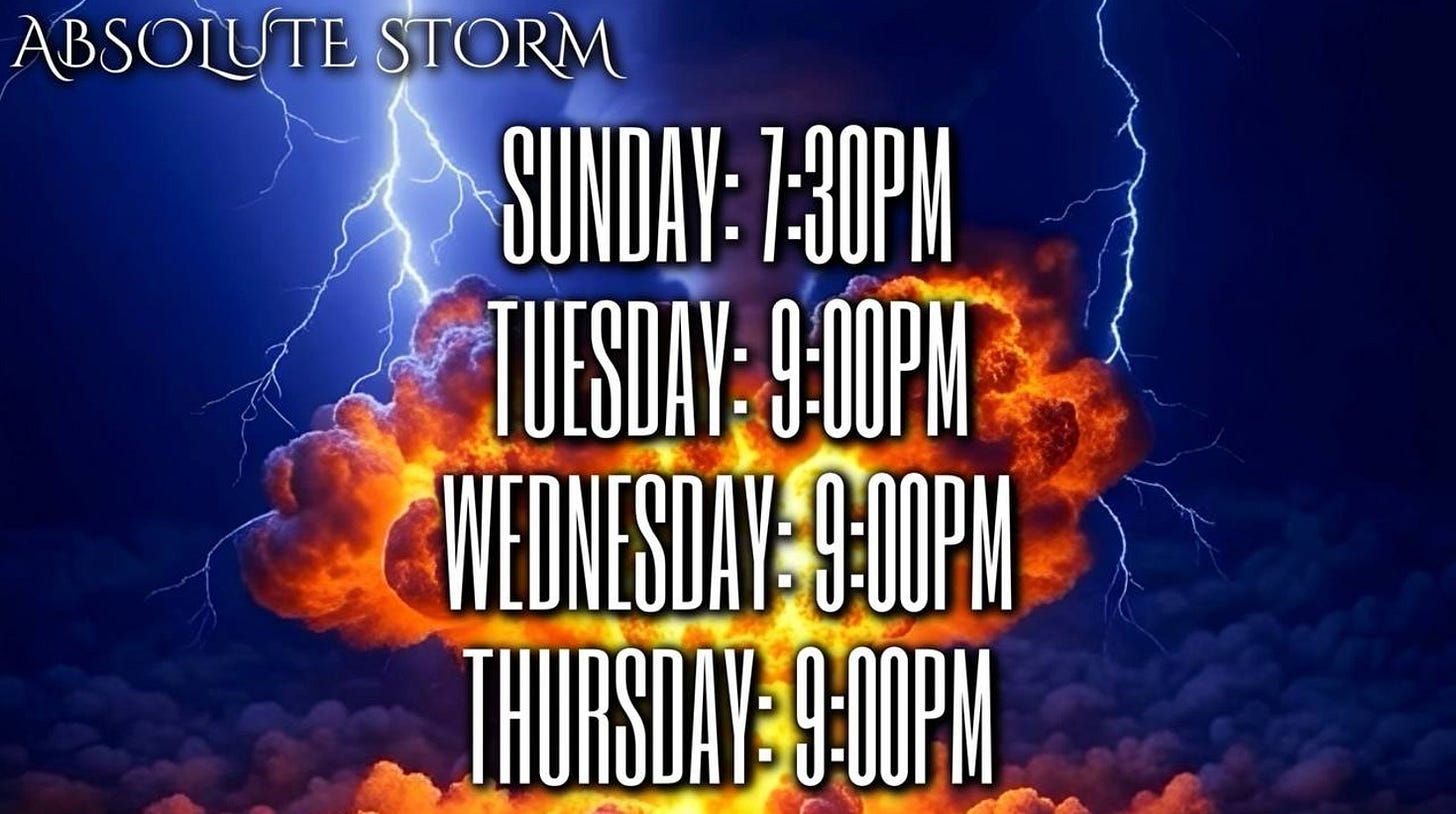 Eye of the Storm is now Absolute Storm