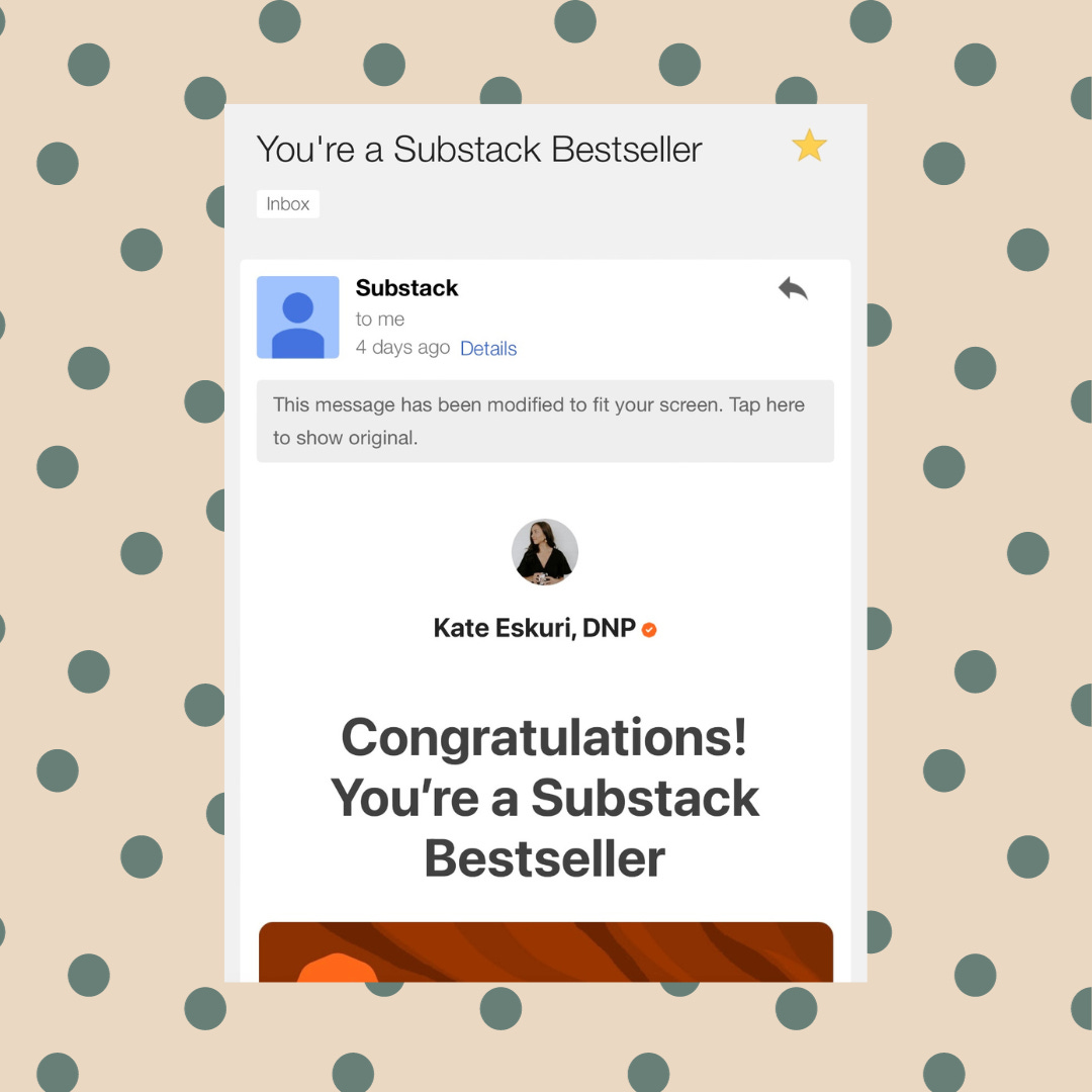 um... surprise?? - by Kate Eskuri, DNP