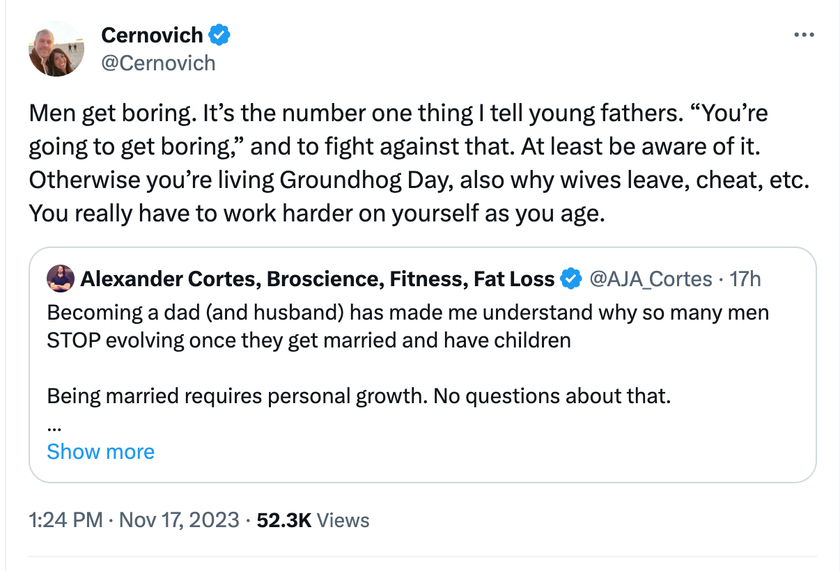 46 and the Conflict of Selves - by Cernovich