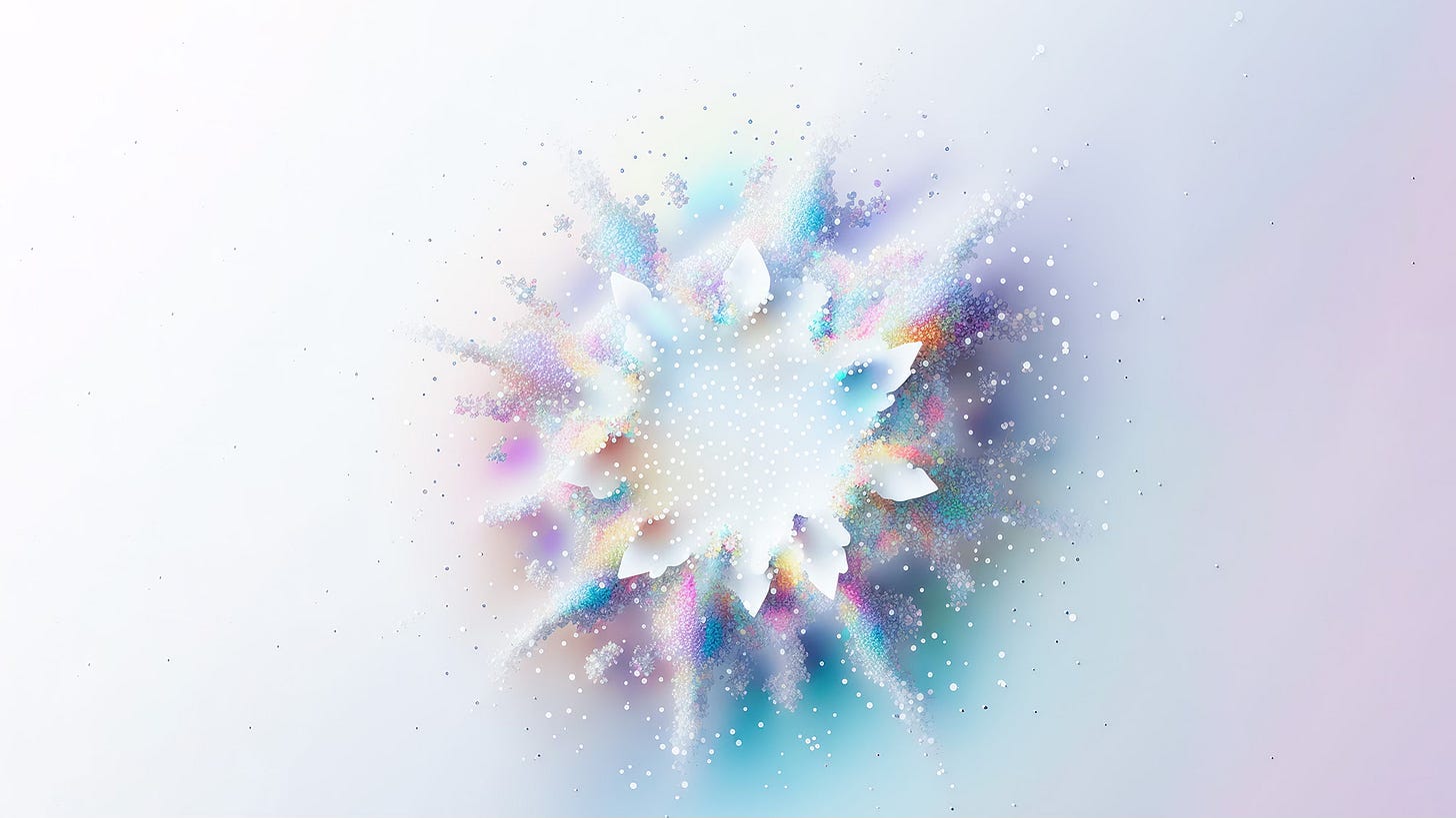 Fractals of a Snowflake - by Farrah Lee Smith