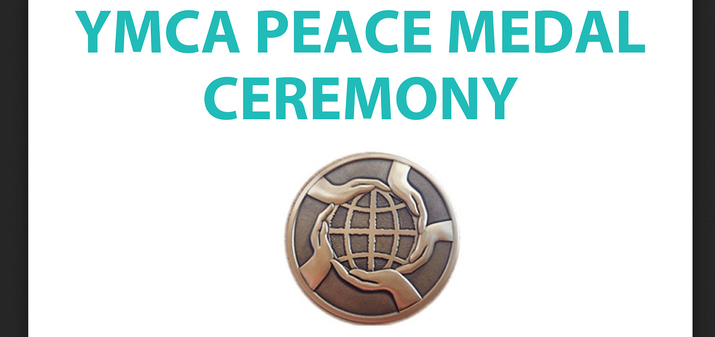 YMCA Peace Medal Recipient to be Announced at Nov 22 Ceremony
