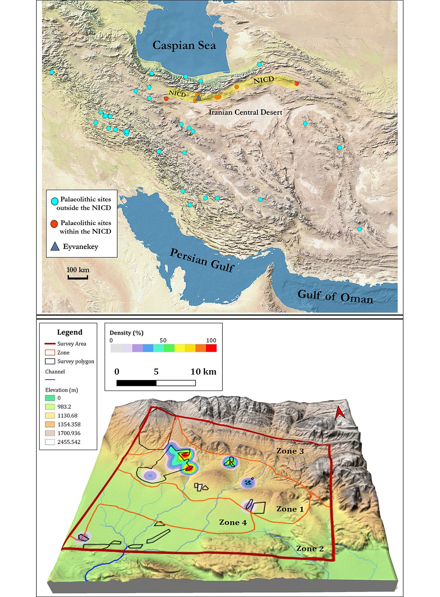 Iranian Plateau Map Location
