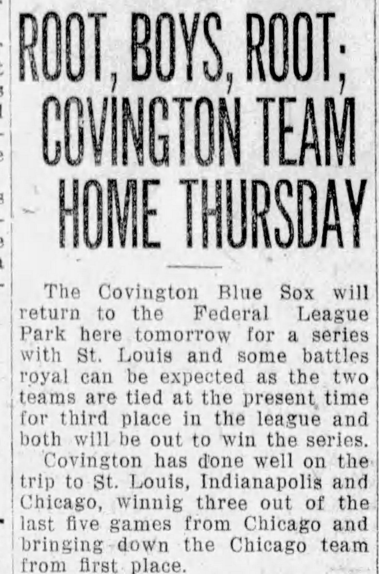 The Blue Sox: Professional Baseball In Covington, KY