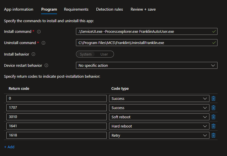 Automating Interactive Program Installs through Intune