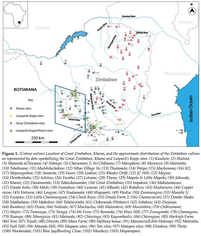The forgotten ruins of Botswana: stone towns at the desert's edge.