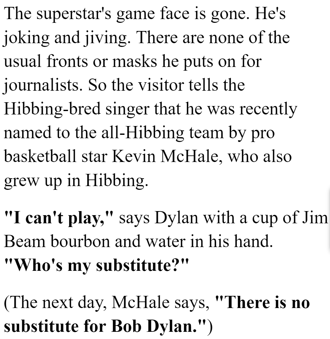 Bob Dylan and Basketball - 🏀 5x5 | Royce Webb