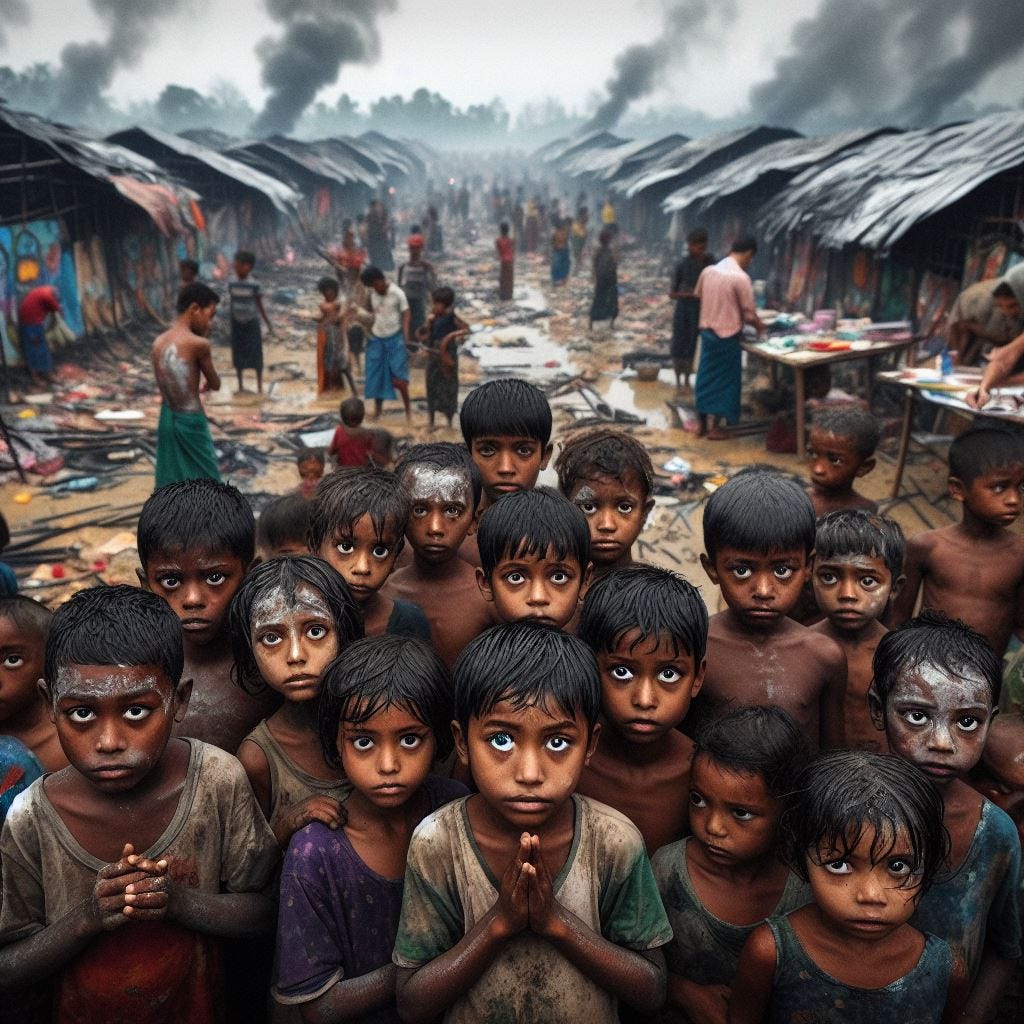 Burning Dreams: The Untold Resilience of Rohingya Children After Camp ...