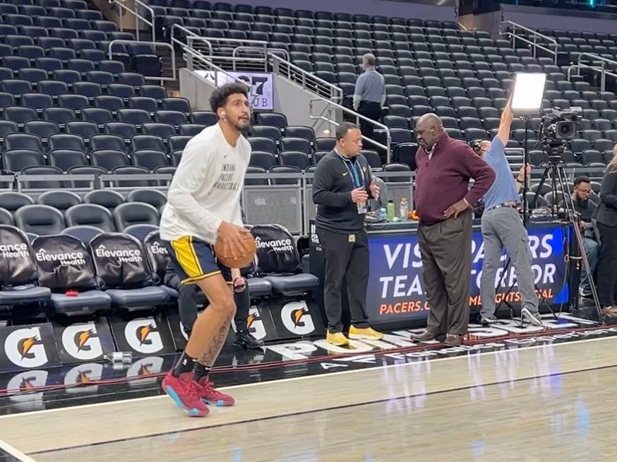 Indiana Pacers forward Obi Toppin relishes moment sharing the NBA court ...