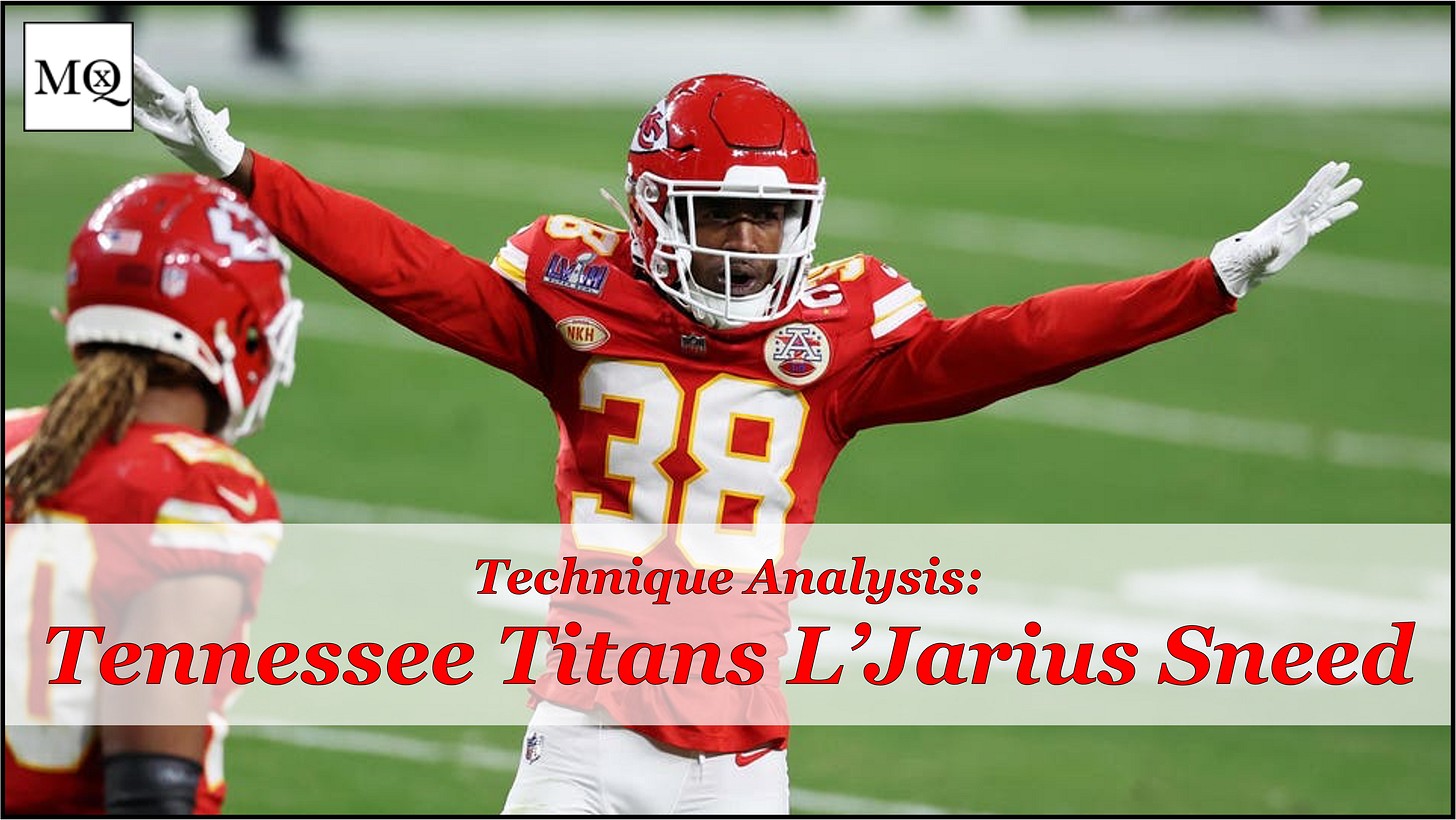 MatchQuarters DB 101: Technique Analysis of the Titans' L'Jarius Sneed