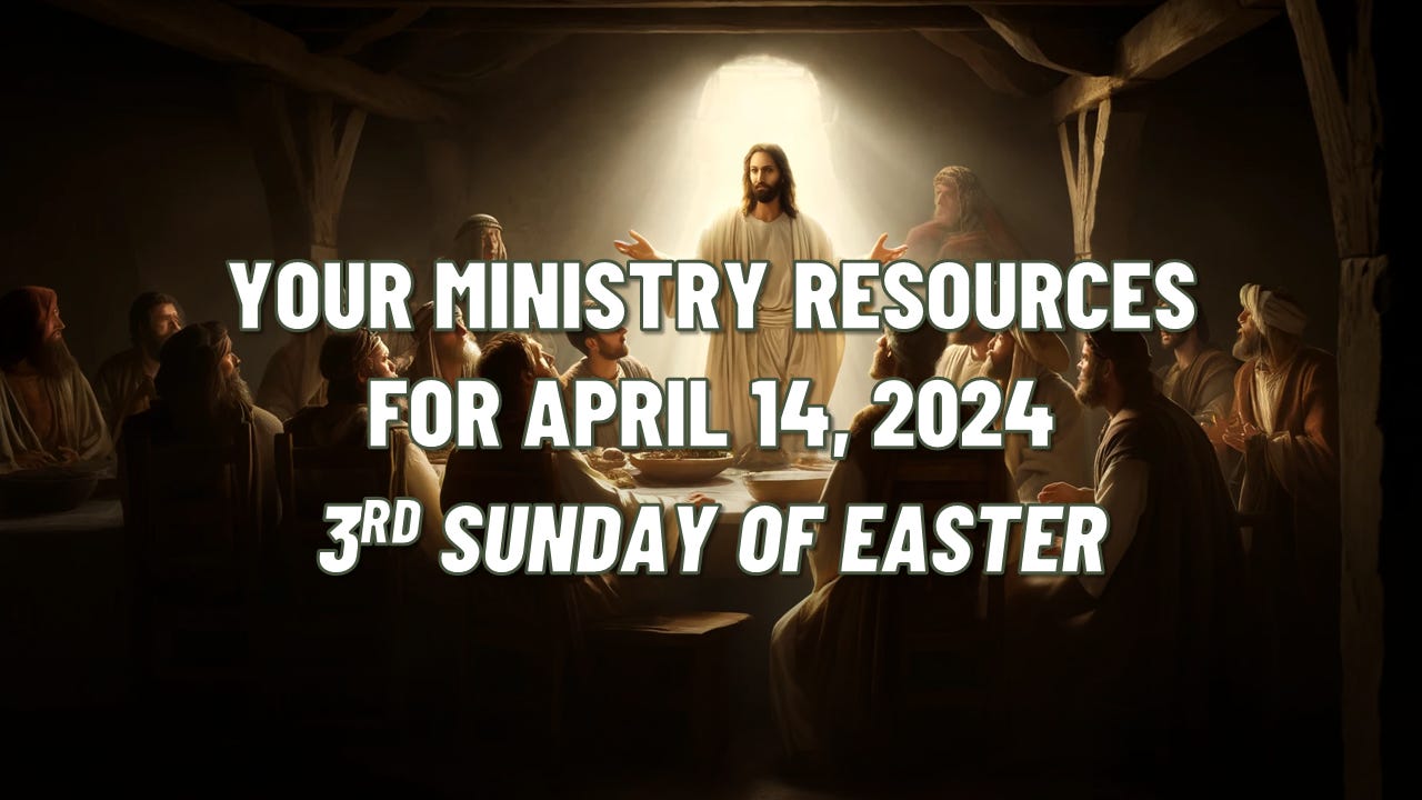 Your April 14th, Sermon & Ministry Resources