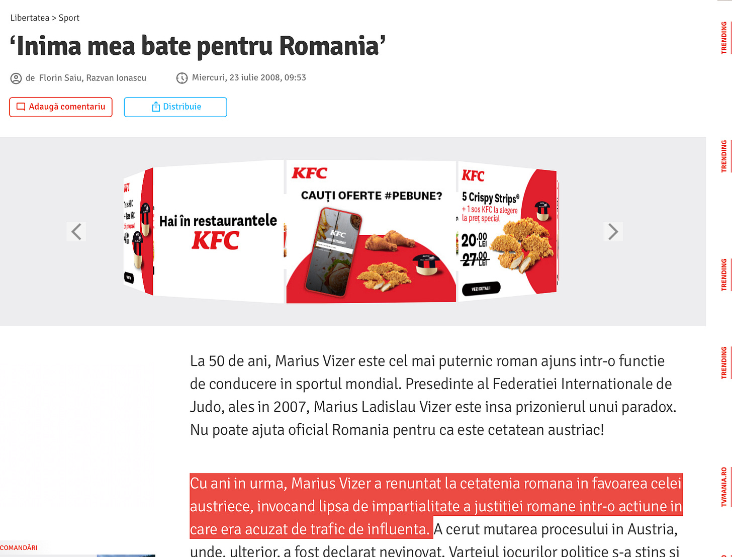 Liviu Alexa șochează: Marius Vizer l-a trădat pe Putin, iar acum e ...