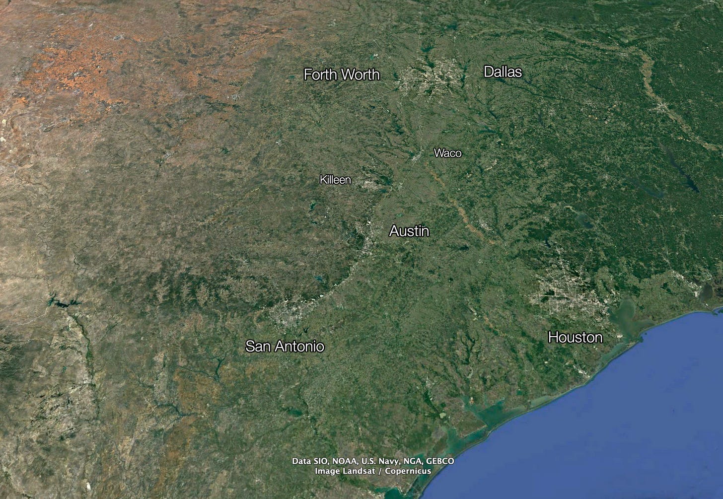 Why Is Texas Mainly a Triangle? - by Tomas Pueyo