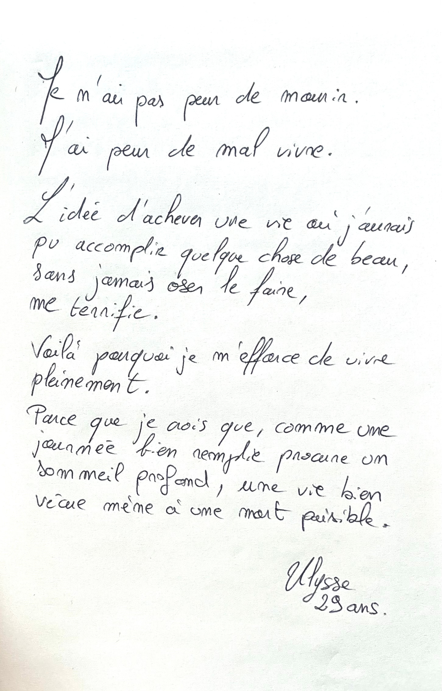 Parle moi de tes peurs - by Mathilde Cossé