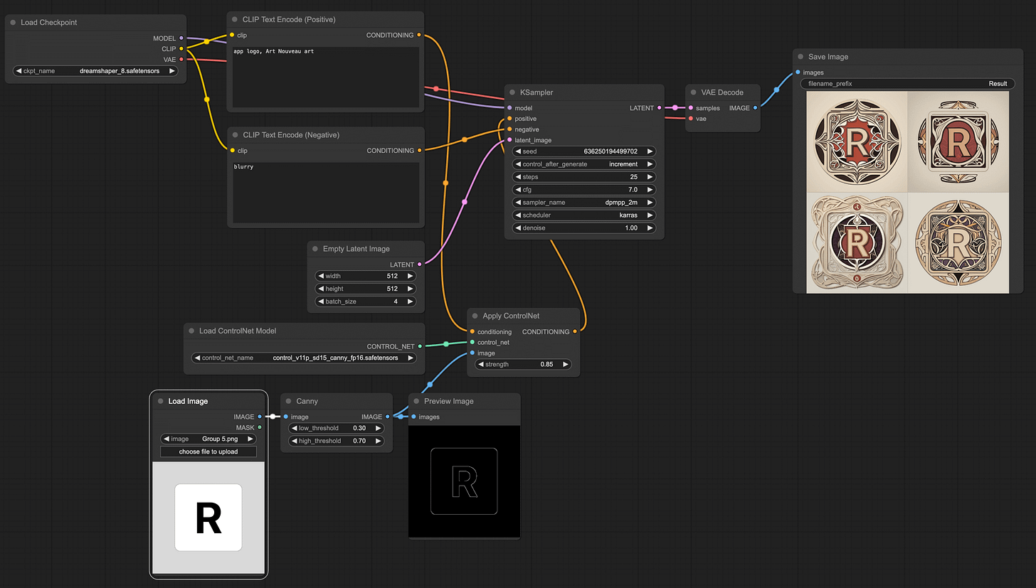 How to generate App logo using ComfyUI? - by JimmyWong