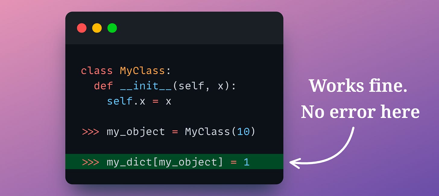 How Python Prevents Us from Adding a List as a Dictionary's Key?