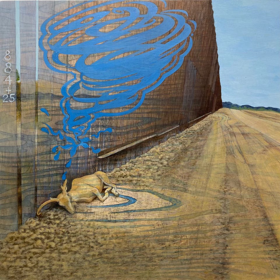 Postcards from the Border: An Essay of Paintings with Artist Susan Lyman