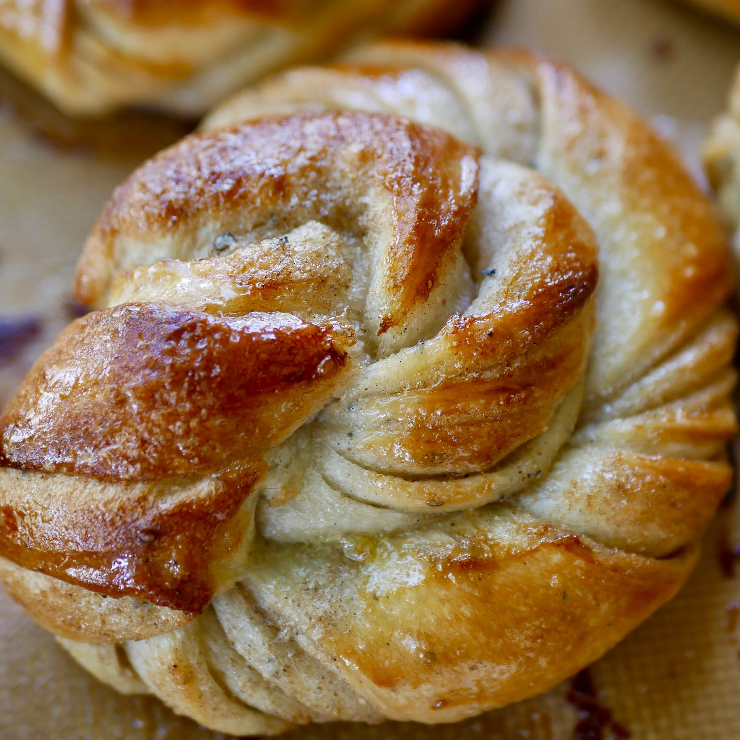 Sourdough Cardamom Buns - by Olga Koutseridi