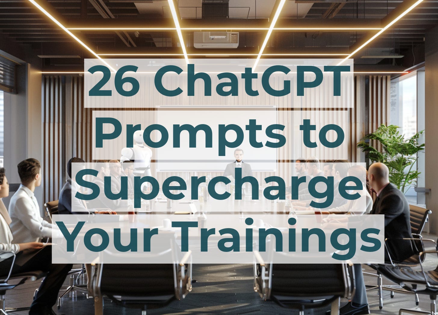26 ChatGPT Prompts to Supercharge Your Trainings