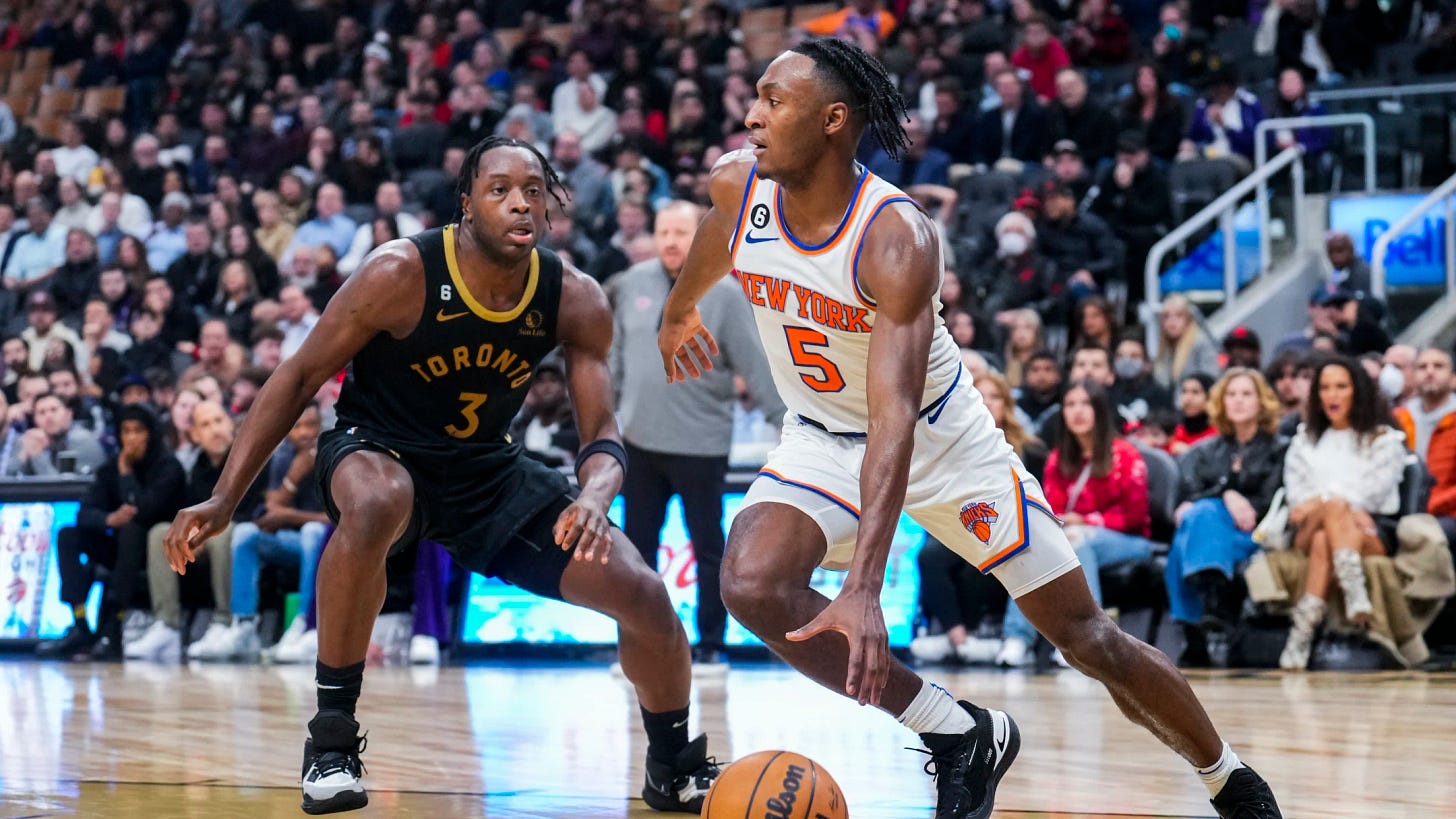 OG Anunoby to the New York Knicks - by Mike Javid