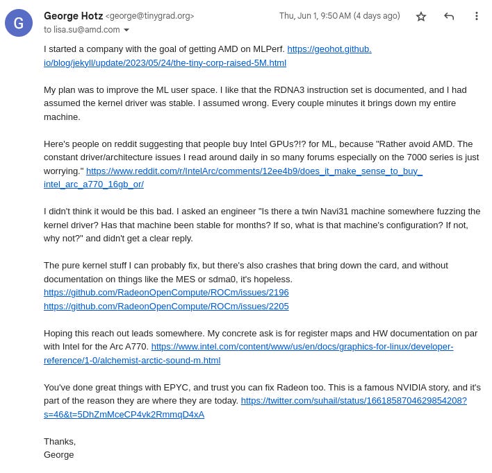 Commoditizing the Petaflop — with George Hotz of the tiny corp