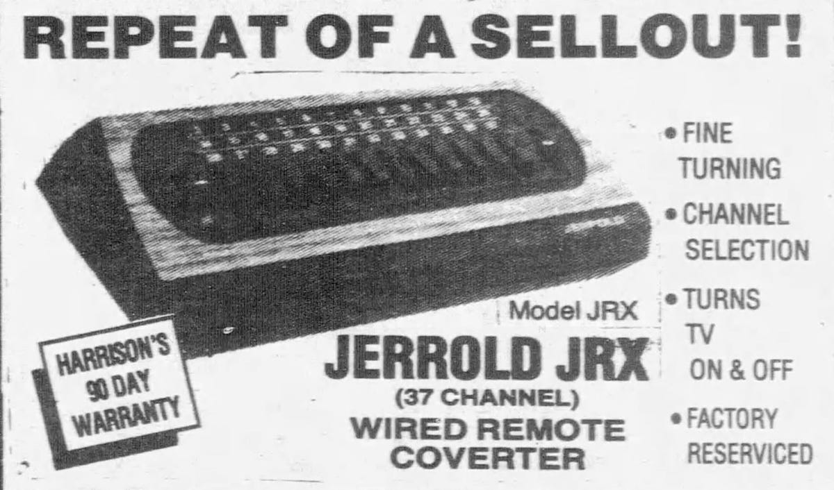 Jerrold Cable TV Boxes - The Retroist