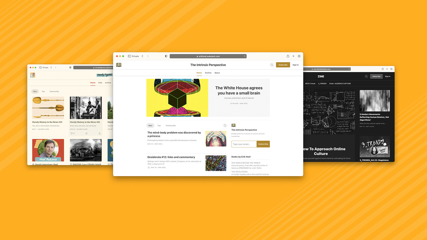 Product news for writers: Handles, homepage layouts, new media embeds ...