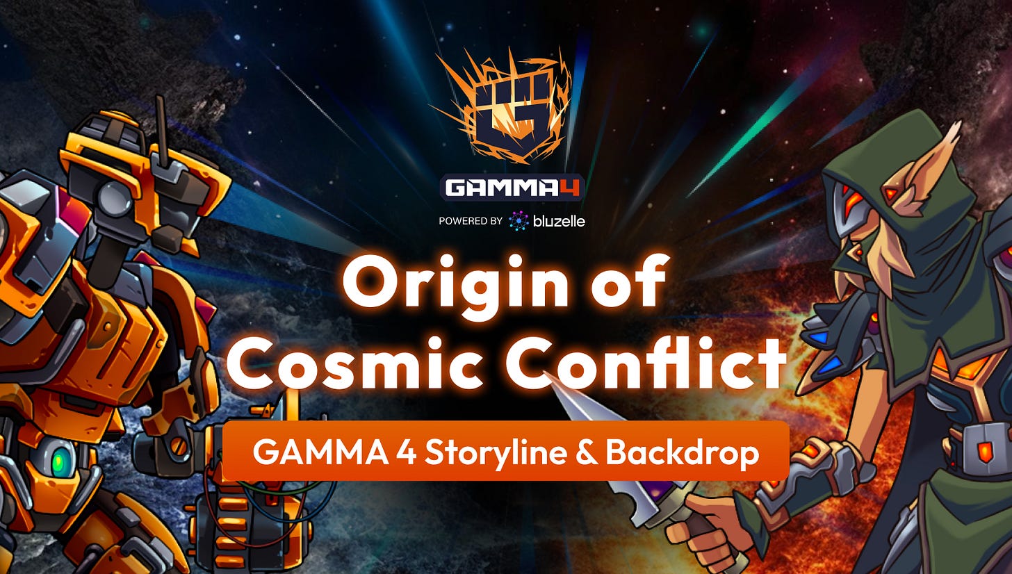 The Origin of Cosmic Conflict & Unity in GAMMA 4: Storyline & Backdrop