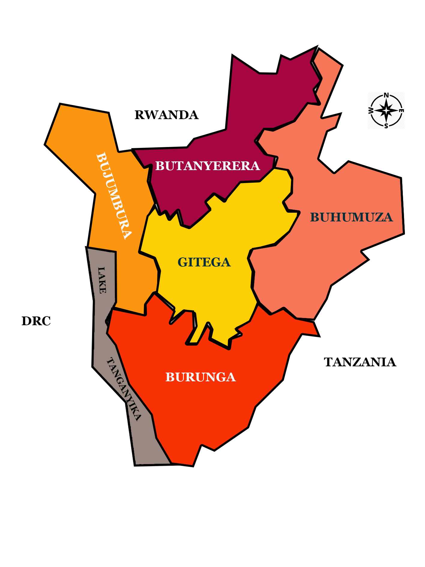 Why Burundi will only have 5 provinces instead of 18?