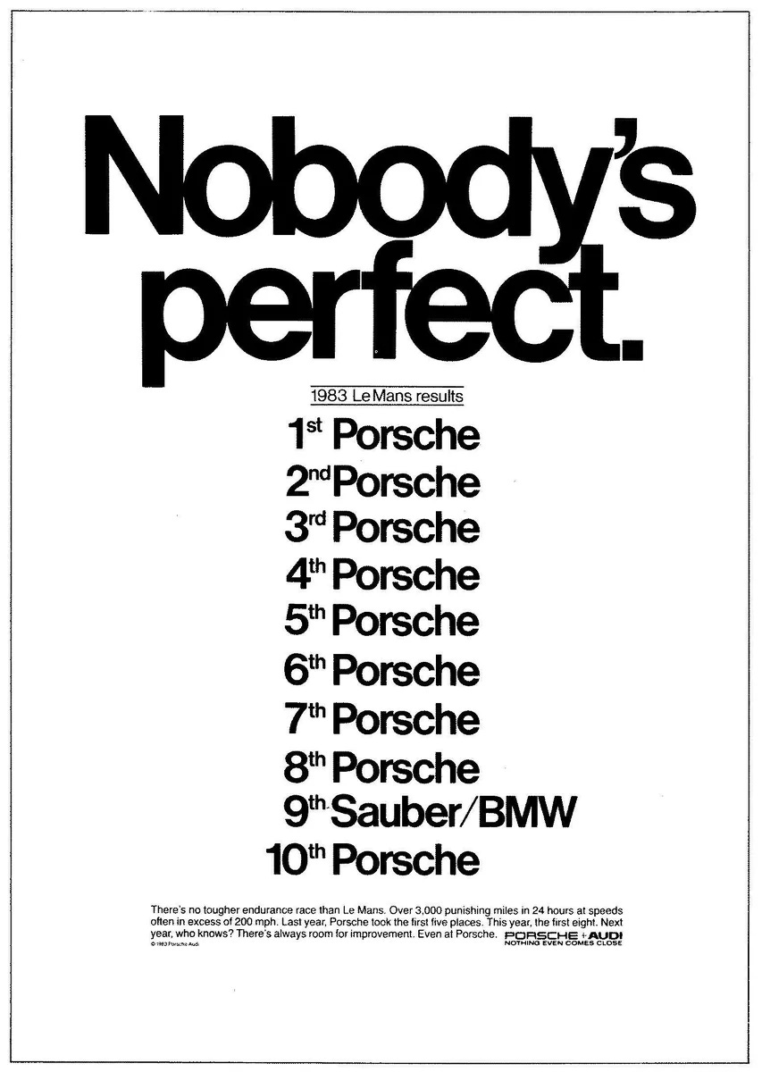 The Best Porsche Ads - by MuchCurious
