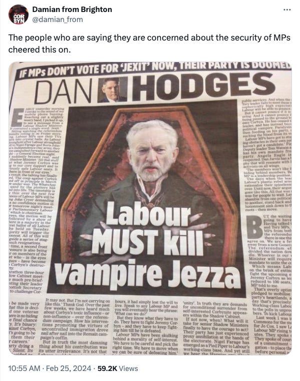 Jonathan Cook - First it was Corbyn. Now the whole British public is ...