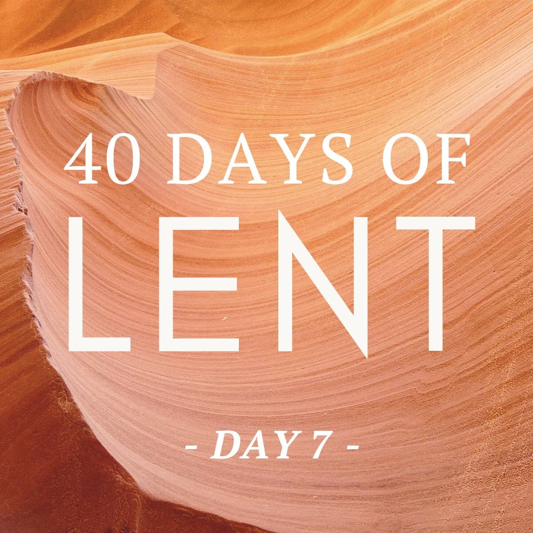 Lenten Reflection | Day 7 - by Grace Long Beach