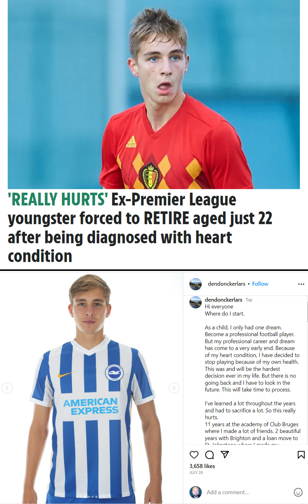 Retired Suddenly: NFL Players and International Soccer Players Injured ...