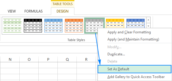 Excel table styles and formatting: how to apply, change and remove