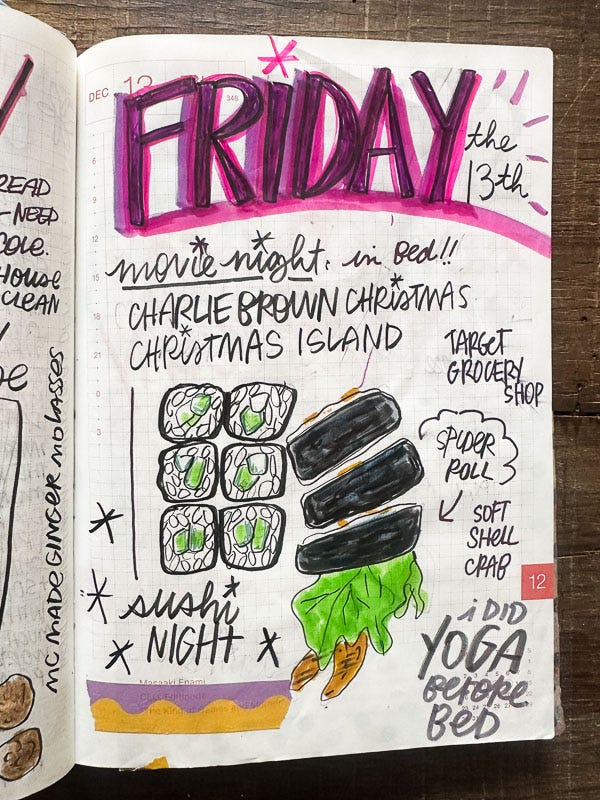 Hobonichi Daily Pages 2024 - by Tracy Benjamin