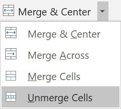 How to unmerge cells in Excel - by Radu - Excel Explained