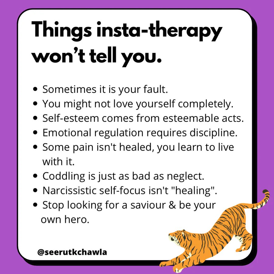 Prologue to an Anti-Therapeutic, Anti-Affirmation Movement