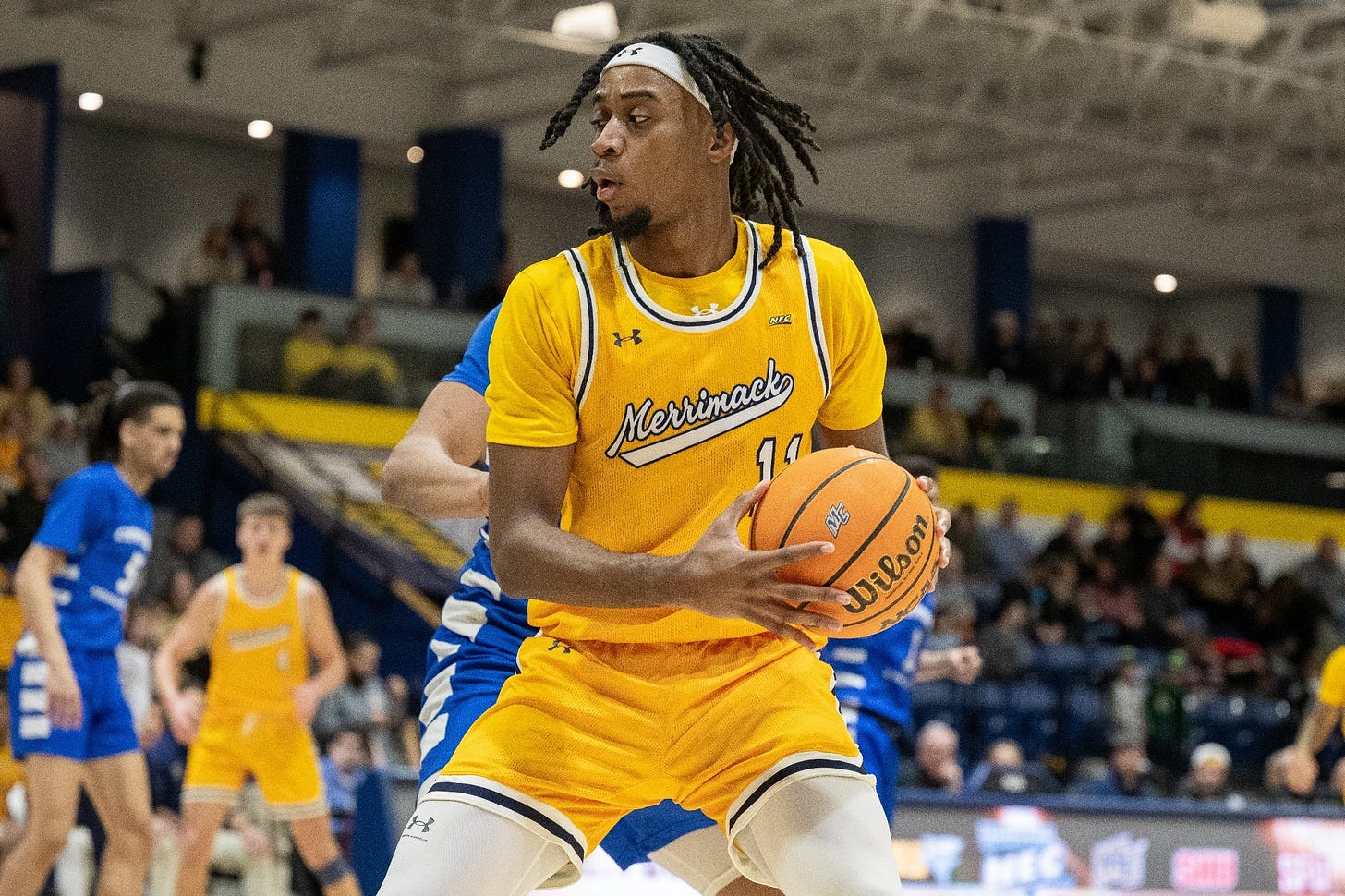 Etumnu and Derkack lead Merrimack past LIU, Warriors can clinch the NEC ...
