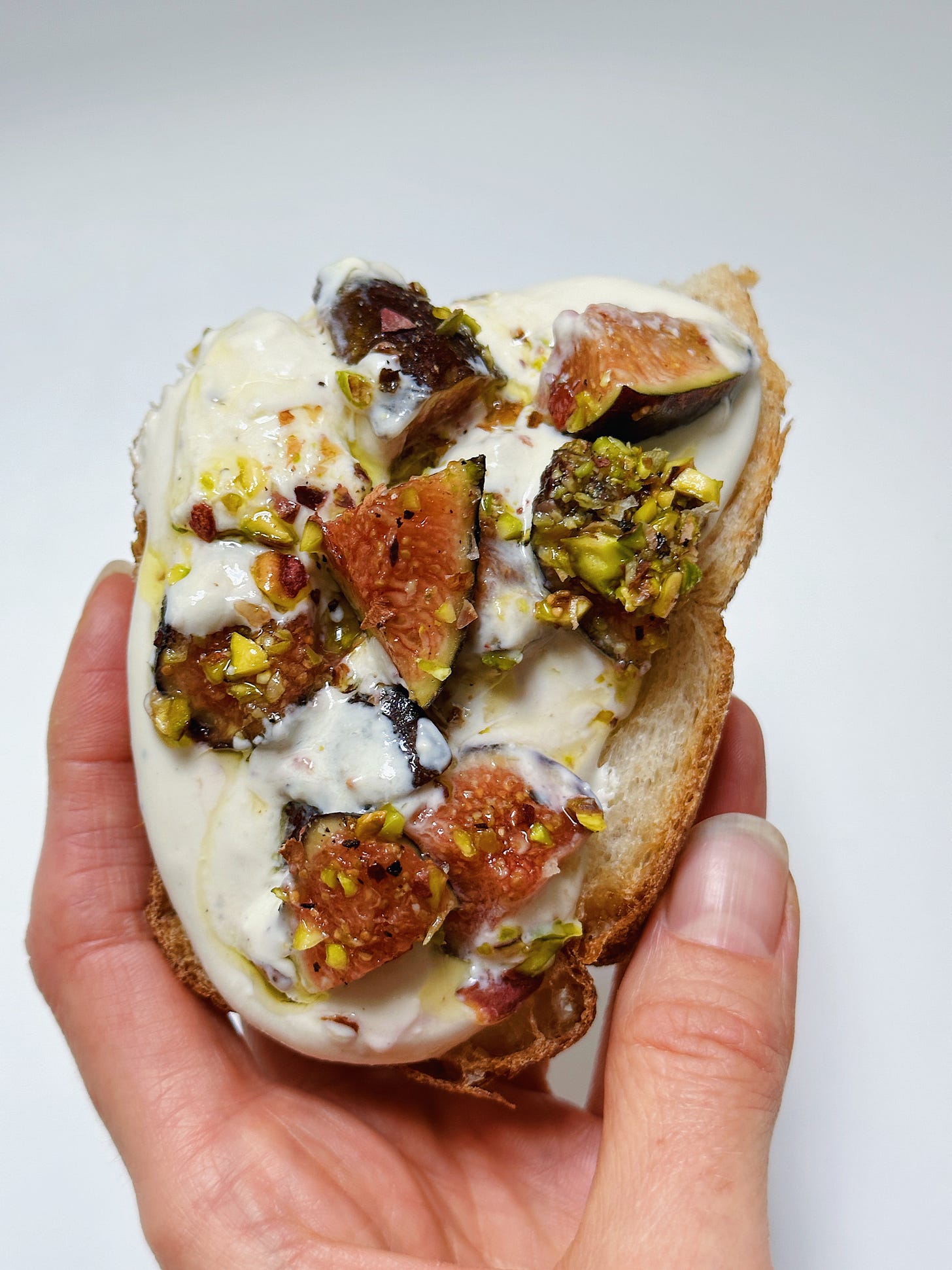 Well-Being: Whipped Blue Feta with Figs + Pistachios