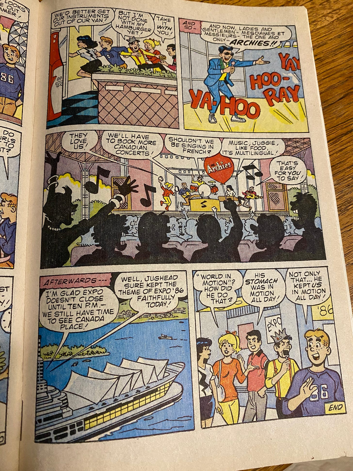 Archie visits Expo 86, and I start a newsletter