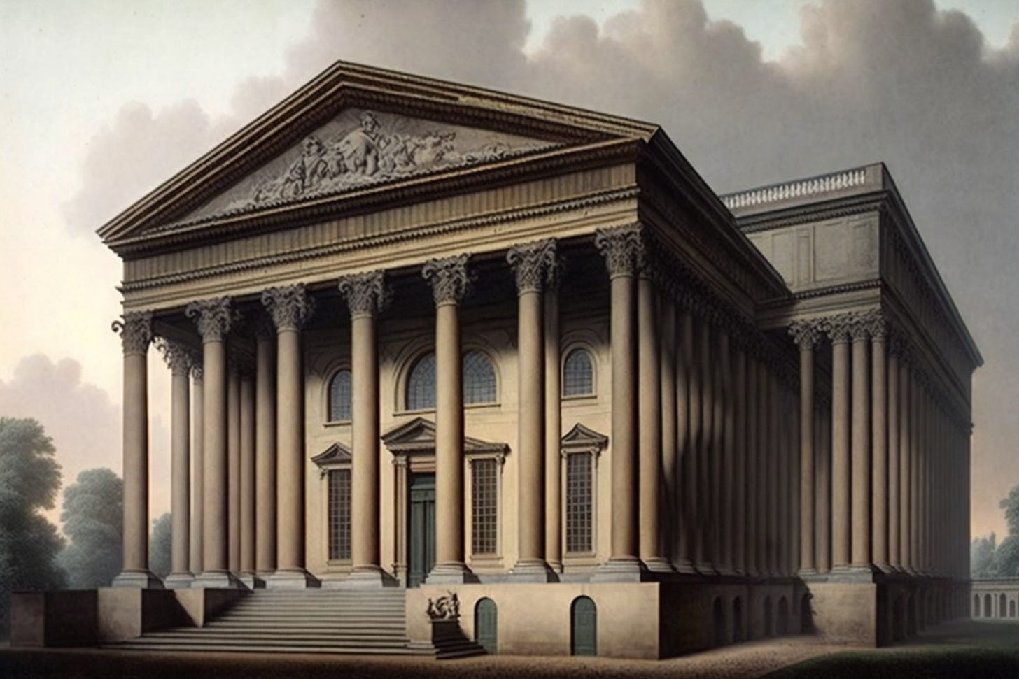 What is the history of Neoclassical architecture