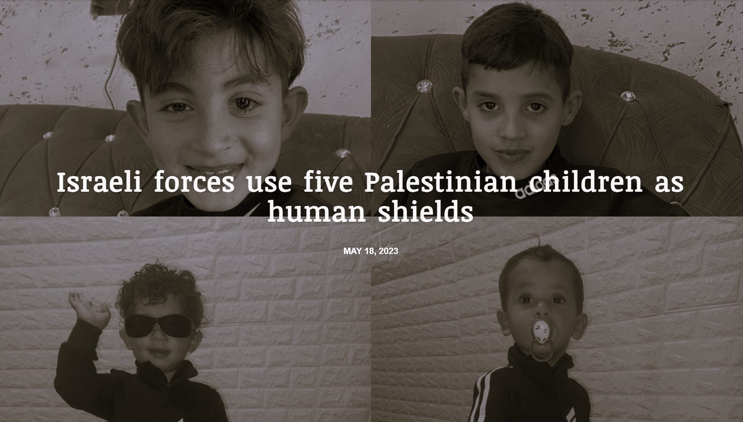 The ‘Hamas Human Shield’ Justification for Israeli War Crimes ...