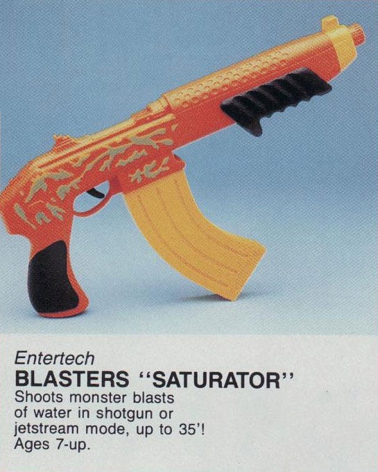 Water Guns from Entertech - The Retroist