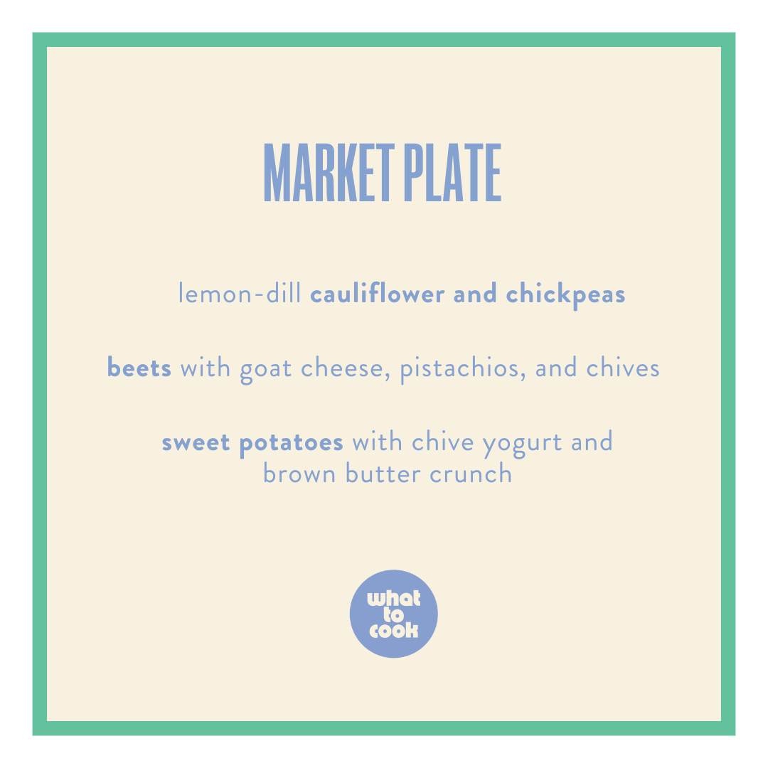 market plate - by Caroline Chambers