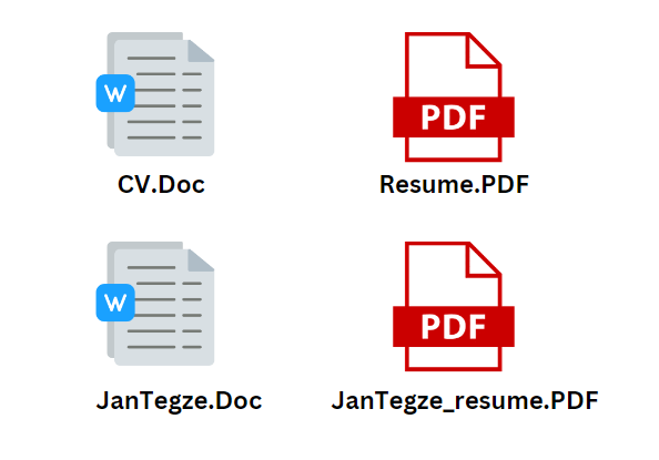 How to Name a Resume File and Cover Letter (+Examples)
