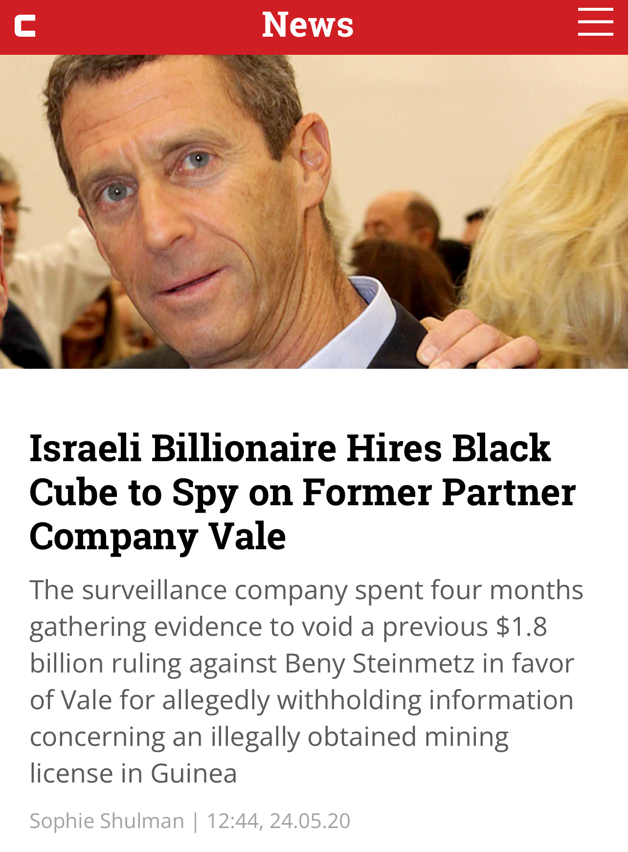 Coldea a luat UN MILION de la directorul Gabriel Resources, Dag Cramer ...