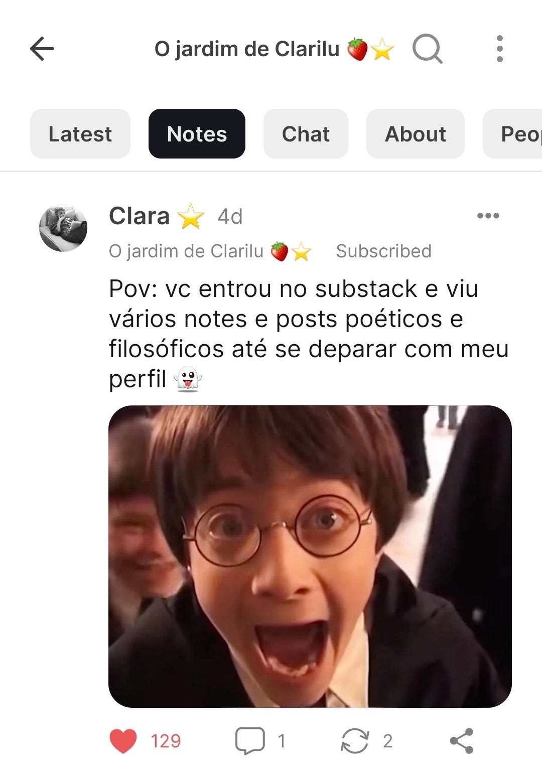 Como mexer no Substack - tutorial - by Clara ⭐️