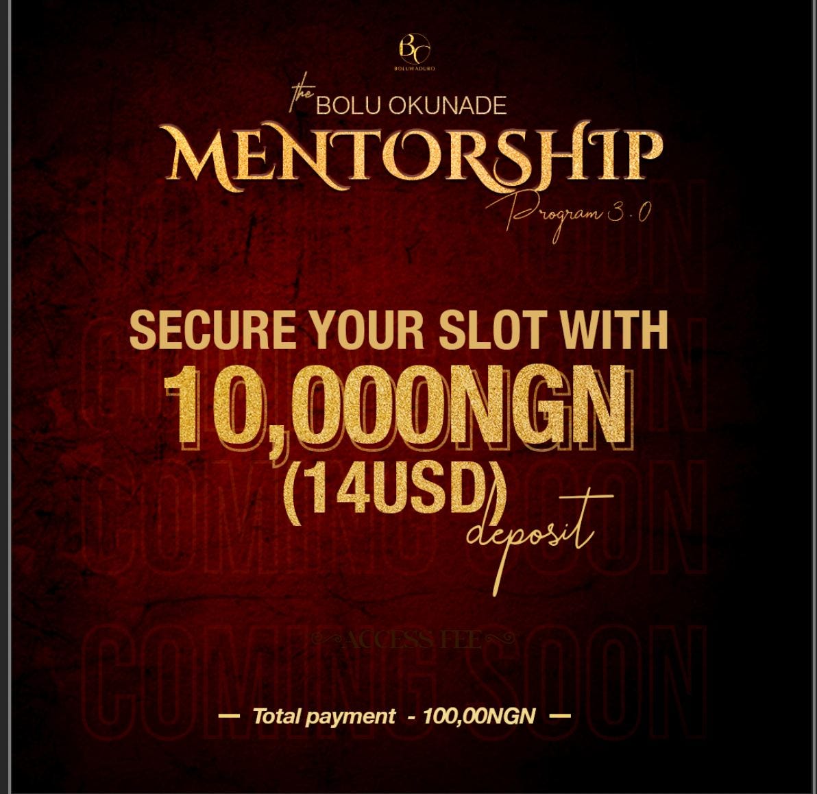 DON'T FOLLOW YOUR PASSION - by Boluwaduro Okunade